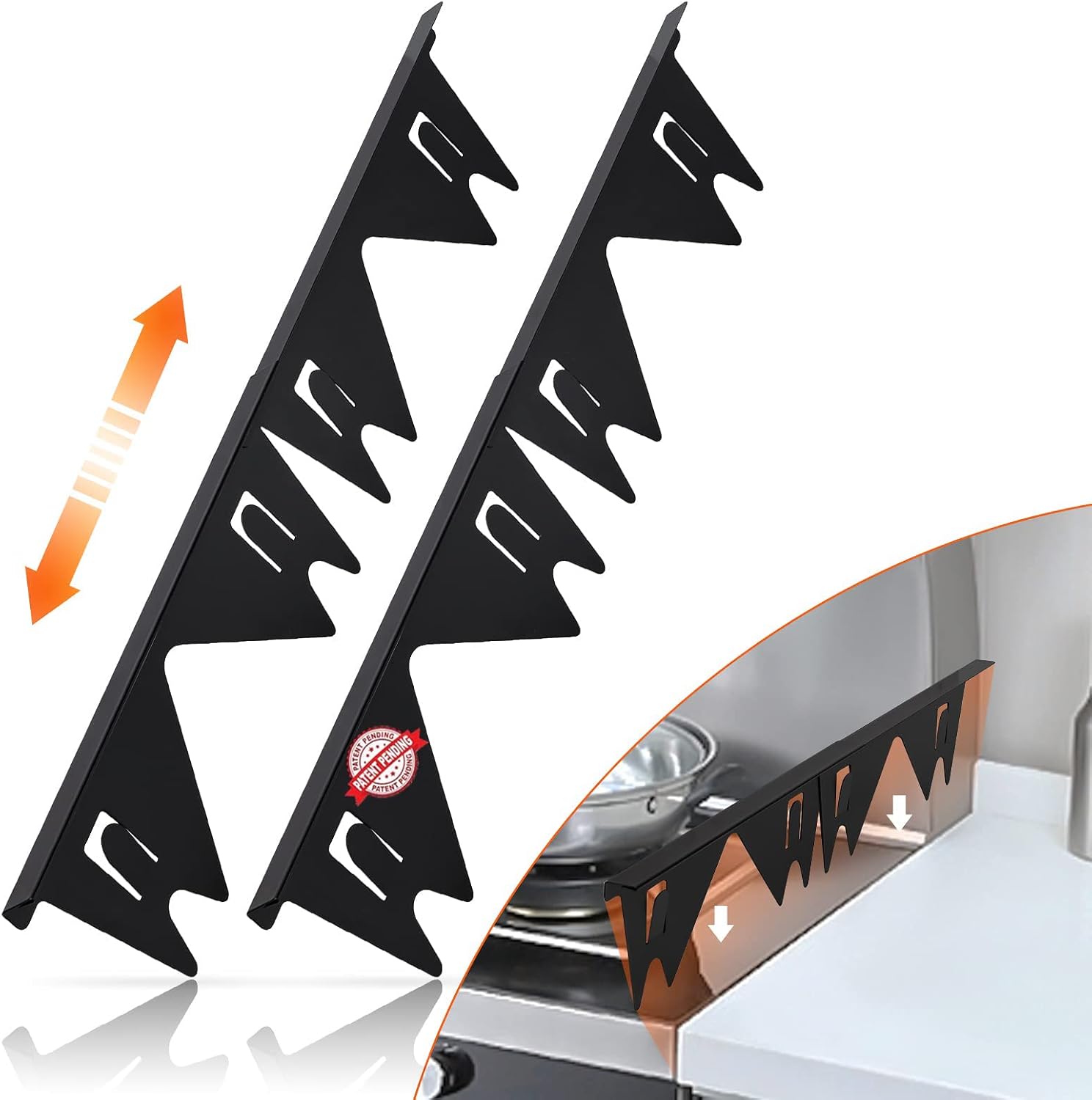 Extendable Stainless Steel Stove Gap Cover | Heat-Resistant – Domisana
